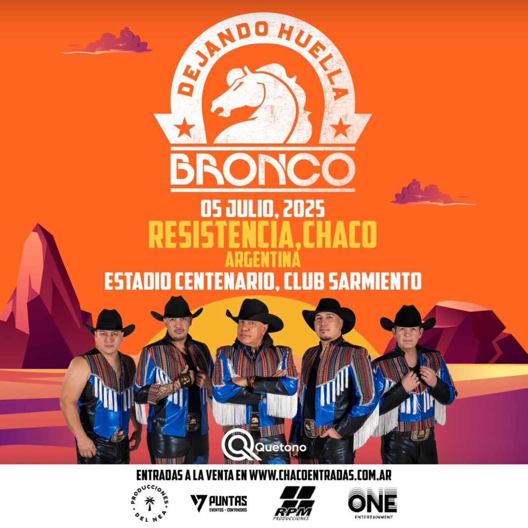 Bronco llega a Resistencia con su tour “Dejando Huella”: dónde ...